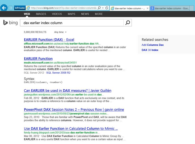 Bing vs. Google – business intelligist