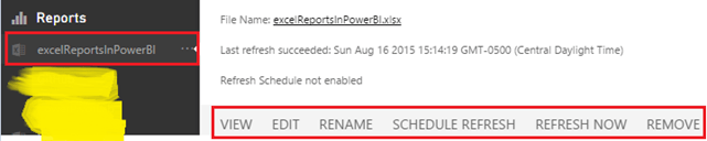 POWER BI TUTORIAL : HOW TO SURFACE EXCEL REPORTS IN POWER BI SERVICE ...